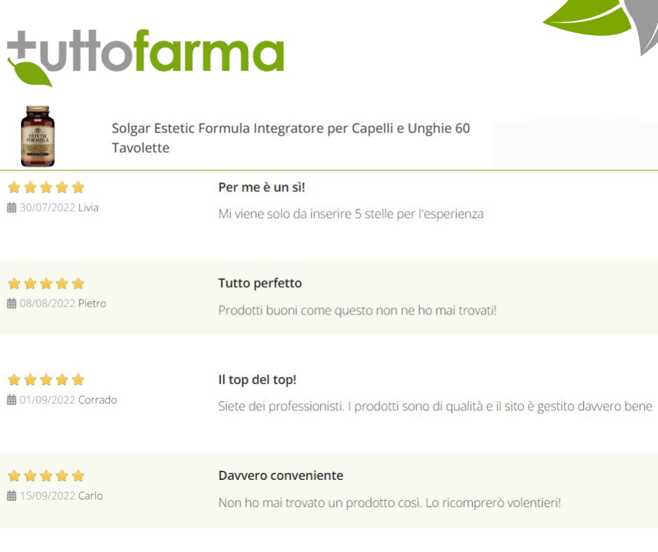 Solgar Estetic Formula: la recensione dettagliata - TuttoFarma